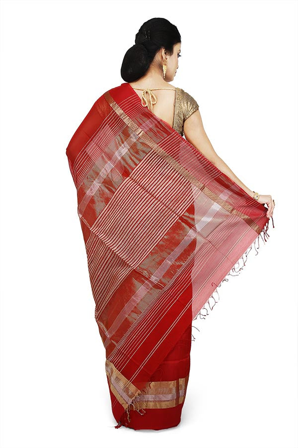 Latest Designs of Muslin saris for Women- Banglarsare – banglarsare