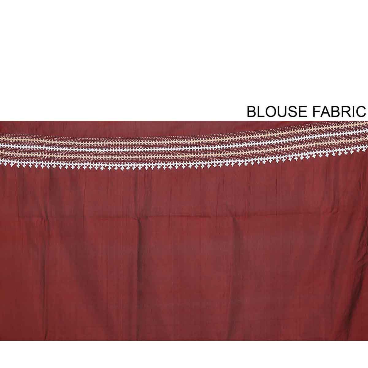 Gujrati Stitch Saree with Pure Silk Mark Tag – banglarsare